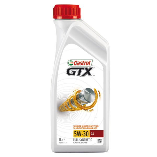 Castrol GTX C4 Engine Oil - 5W-30 - 1Ltr | Car Parts 4 Less