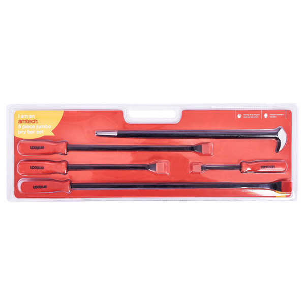 amtech 5pc Jumbo Pry Bar Set Car Parts 4 Less